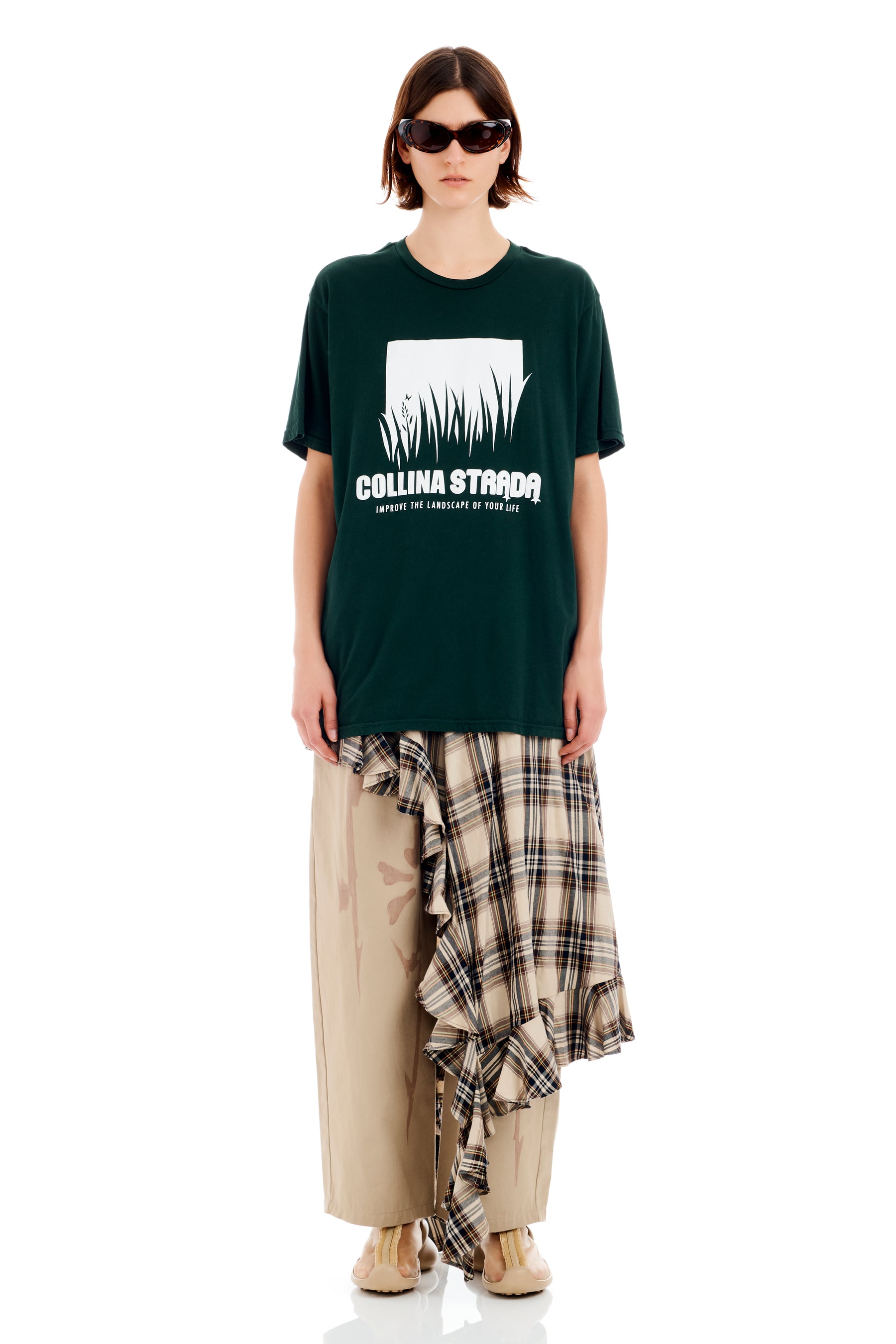 FLOWER DRIP GRAPHIC TEE | COLLINA STRADA
