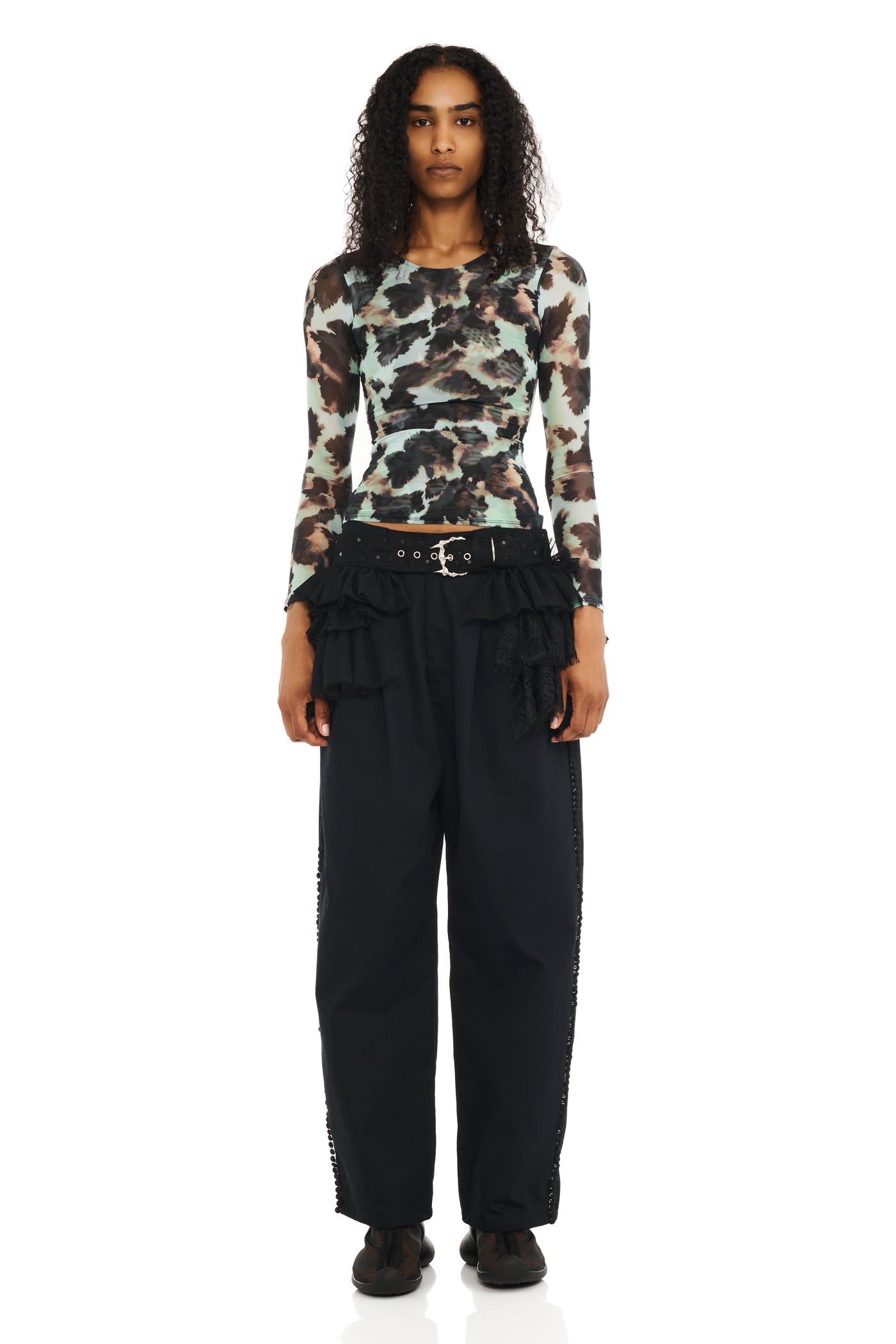 SNOW LEOPARD CARDIO CREW | COLLINA STRADA