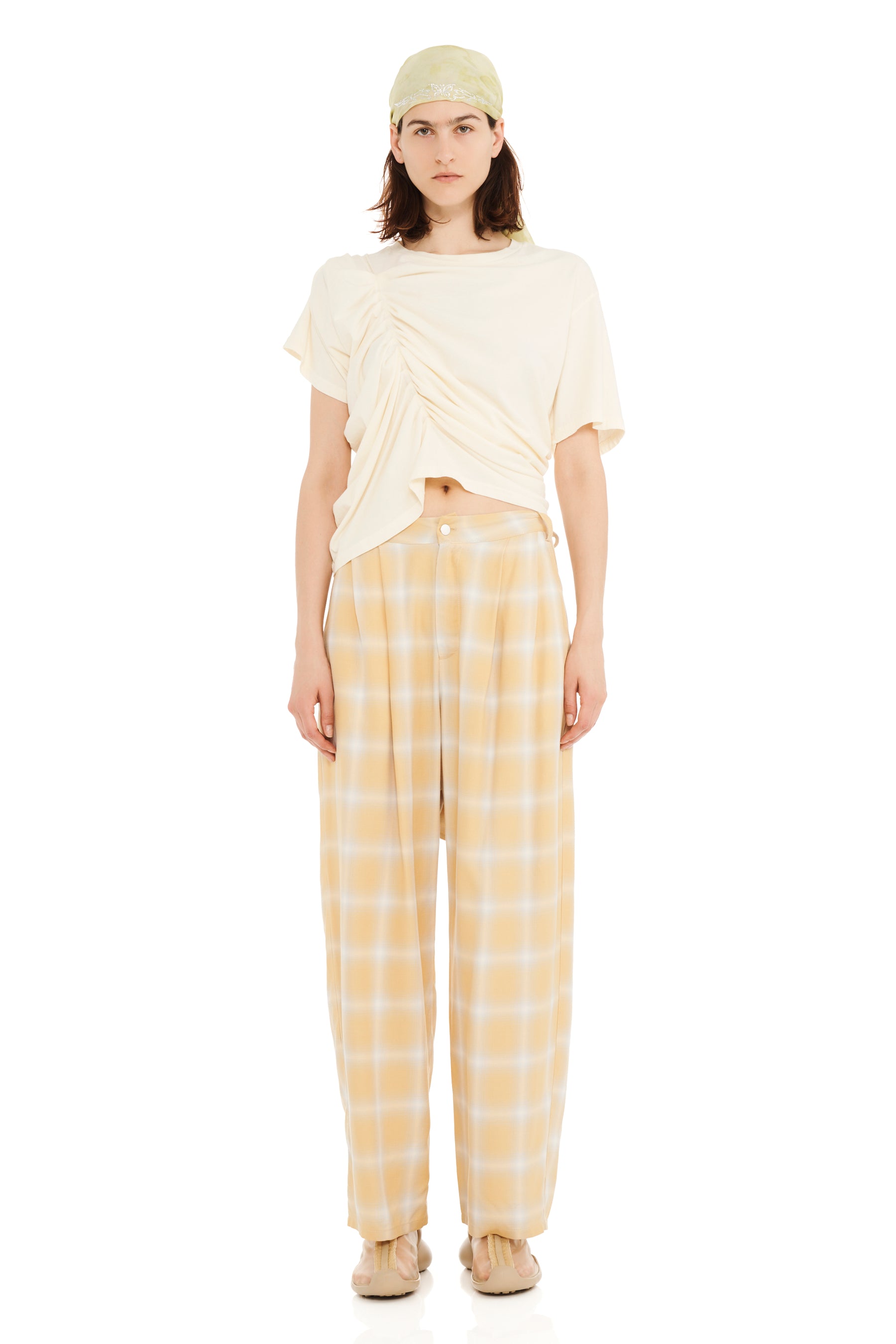 SUNNY PLAID CATCHFLY PANT | Collina Strada