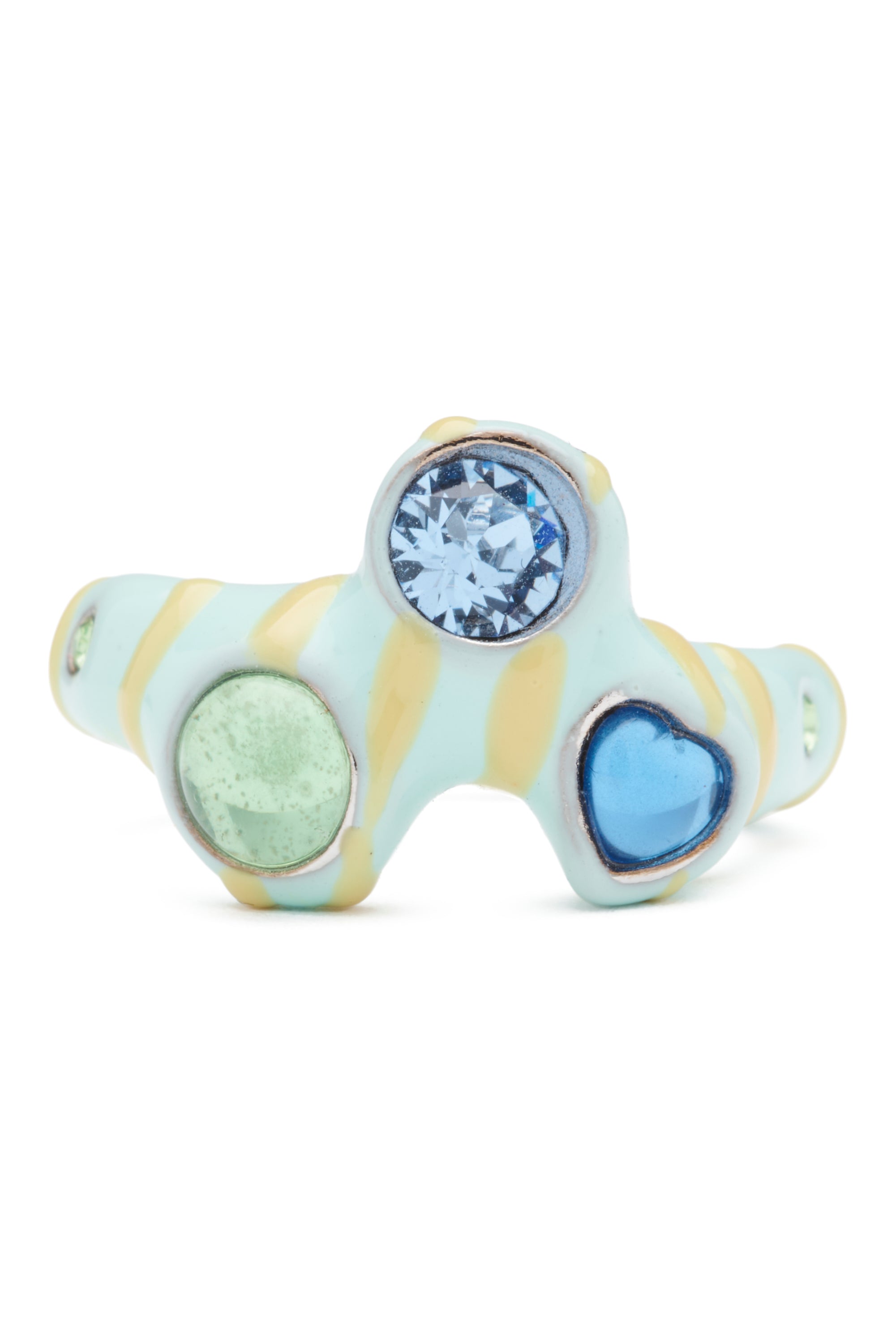 LEMON STRIPE FLORENCE RING | COLLINA STRADA – Collina Strada