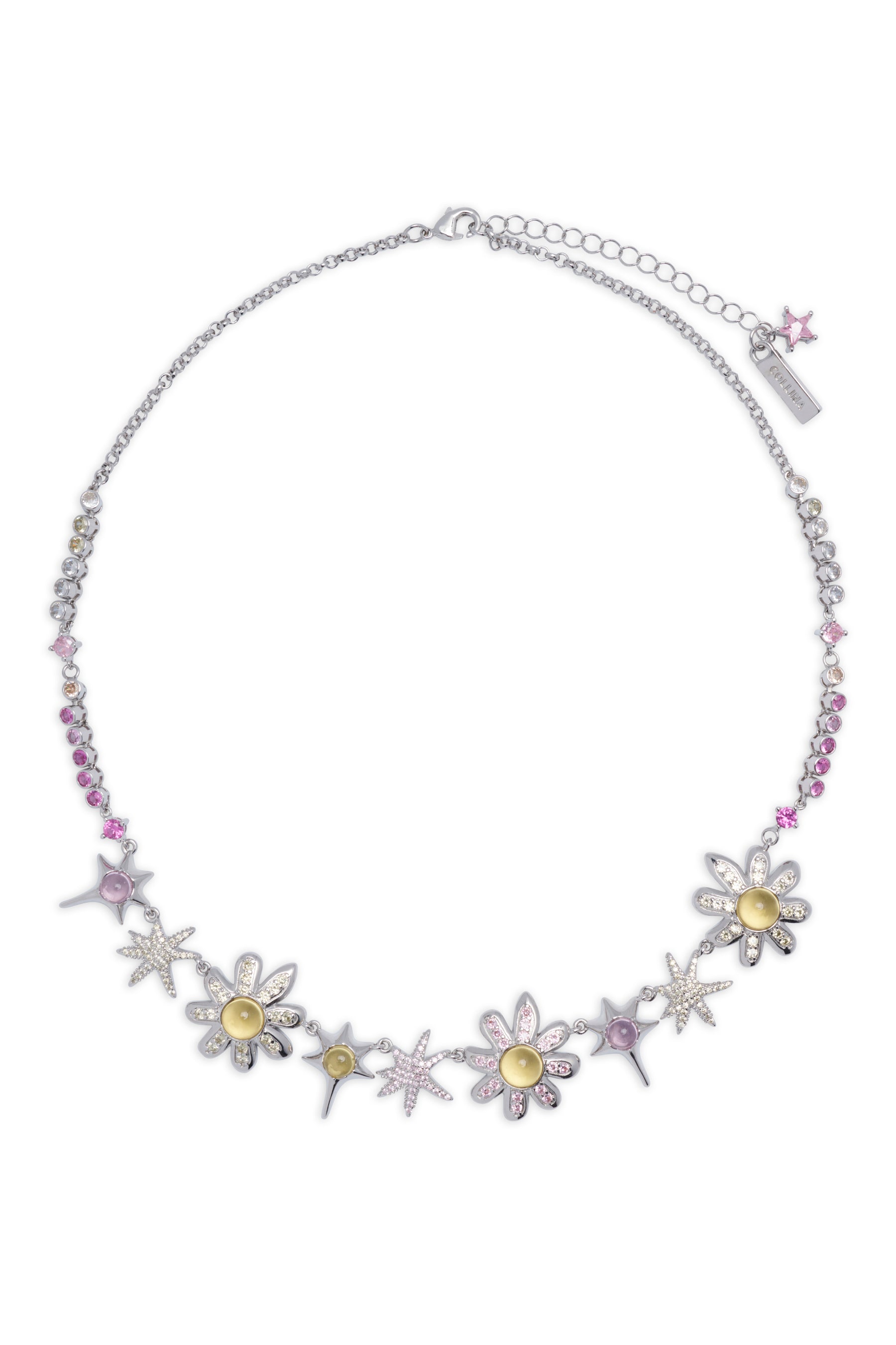 PINK OLIVINE MEADOW NECKLACE | COLLINA STRADA