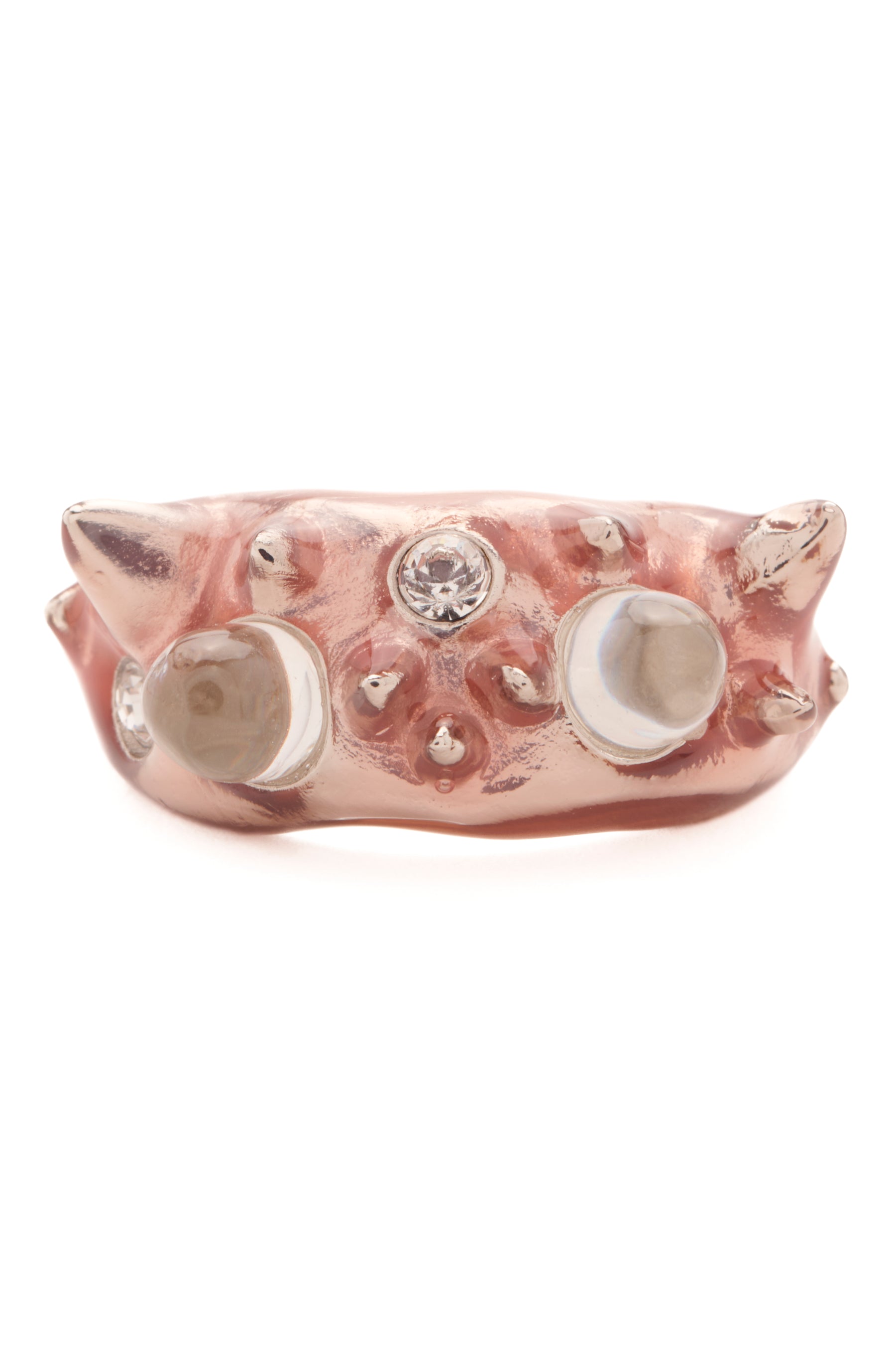 SOFT PINK DEMI ALIEN RING