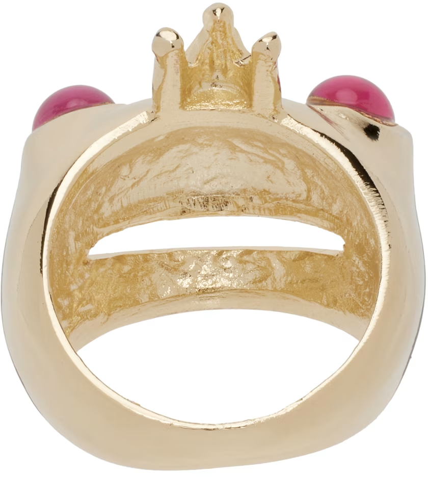 GOLD PINK FROG PRINCE RING | COLLINA STRADA – Collina Strada