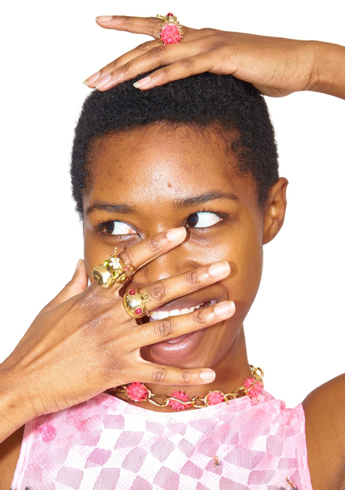 GOLD LIME HIPPO RING | COLLINA STRADA – Collina Strada